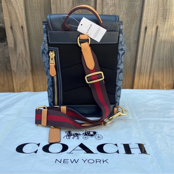 Coach | Bags | Coach Heritage Pack In Signature Chambray C43 | Poshmark